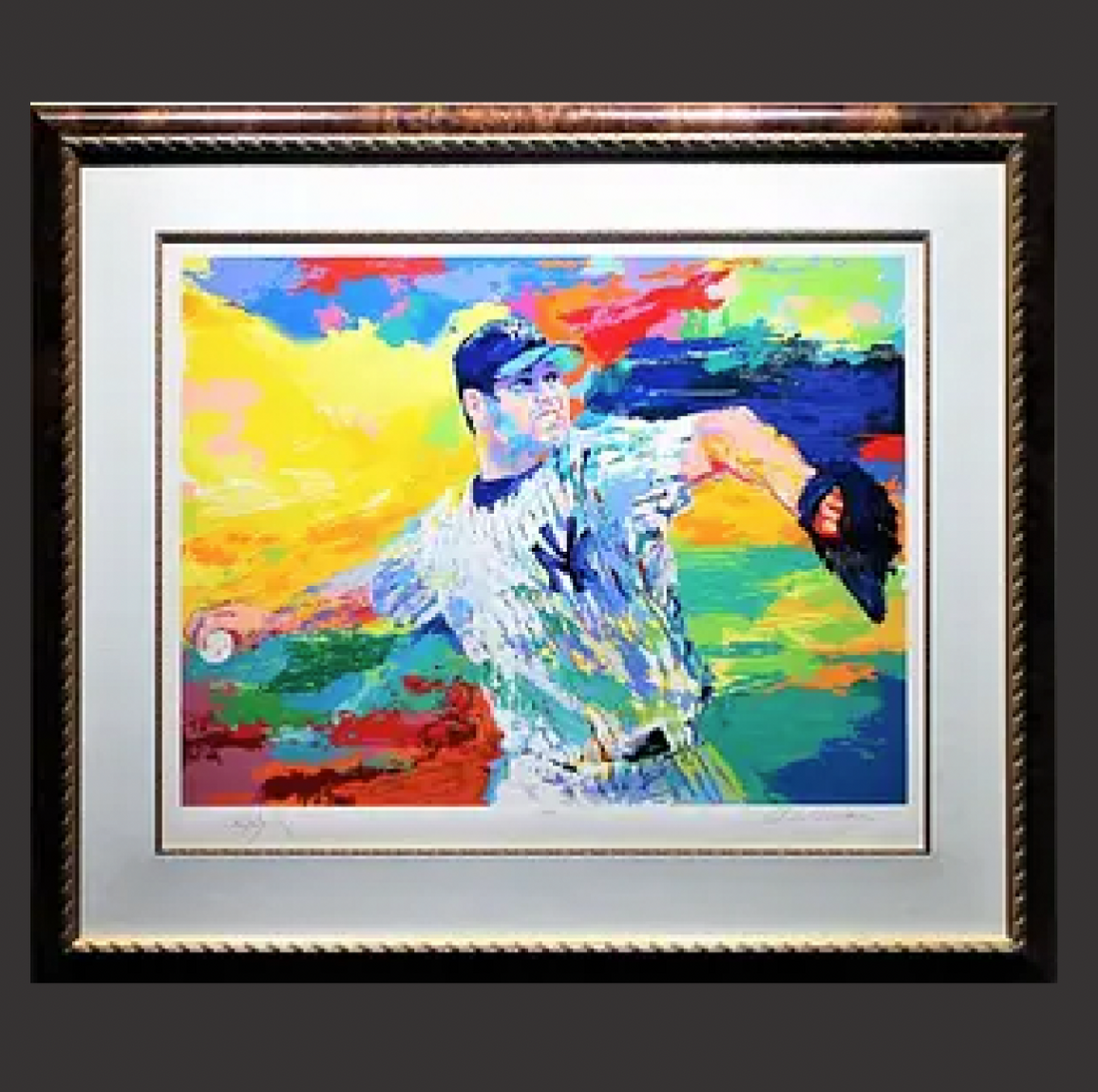 Leroy Neiman 'Roger Clemens - the Rocket' – Centaur Art Galleries